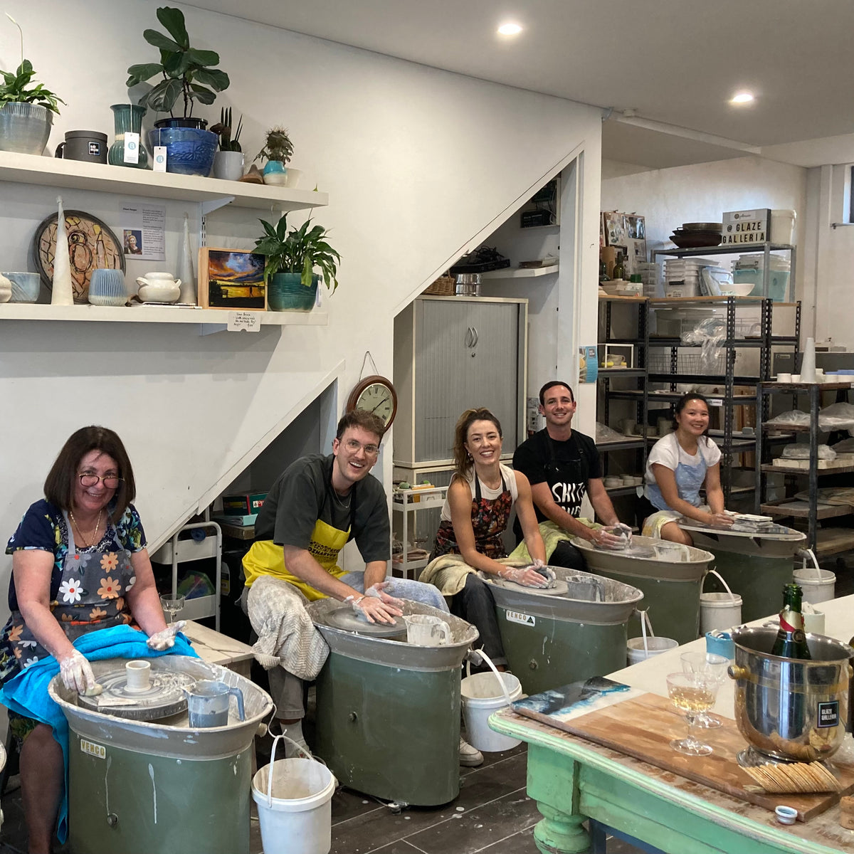 Clay & Sip Pottery Classes | Glaze Galleria | Sydney Inner West | Drummoyne