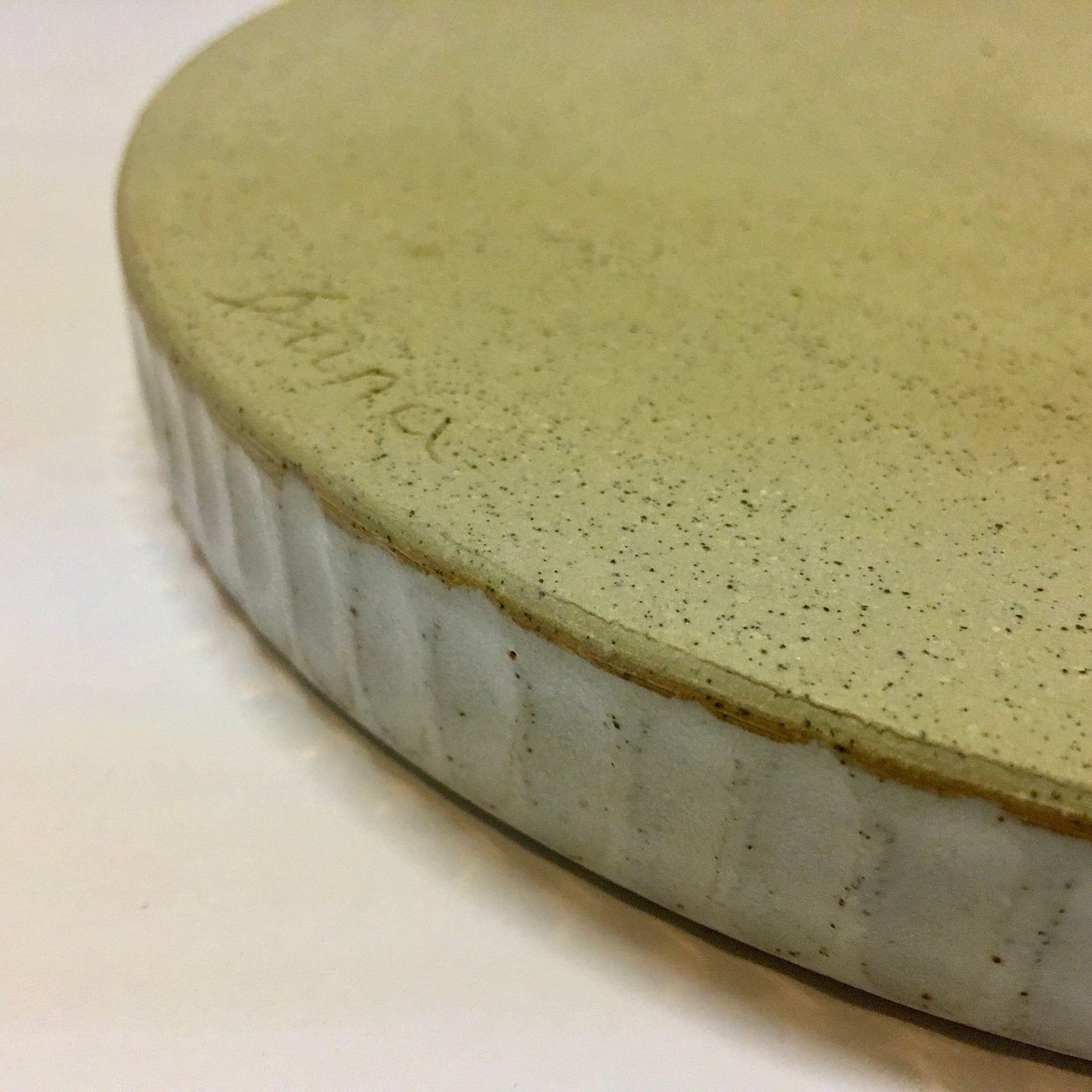 Ceramic Tart Plate in White | Buy at Glaze Galleria | Sydney